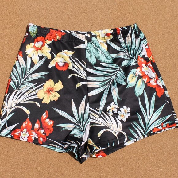 Shorts | Flower Spandex Shorts | Poshmark